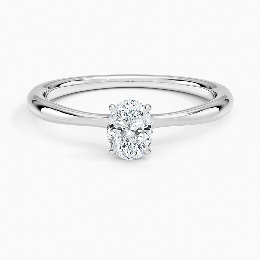 Solitaire Ovale Élégant - Dahab Shop