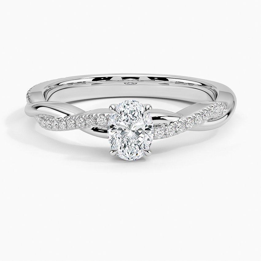 Solitaire Ovale Entrelaçé - Dahab Shop