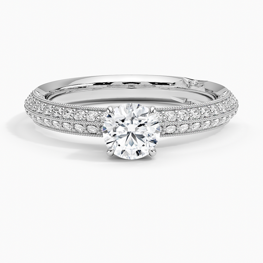 Solitaire Rond Double Rang - Dahab Shop